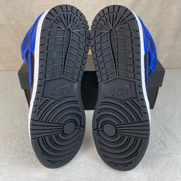 Jordan | Shoes | Nike Air Jordan Mid Black Hyper Royal Blue | Poshmark